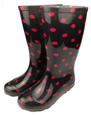 PVC rain boots