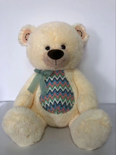 Kids cutie beige bear furry toy